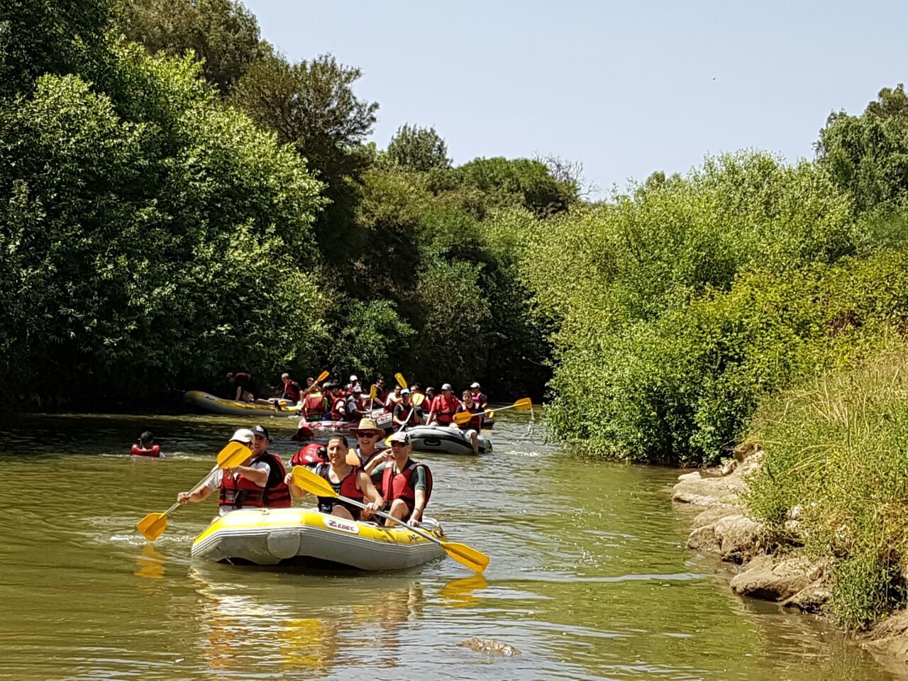 Rafting the Jordan River - הבלון שיווק אתרי תיירות