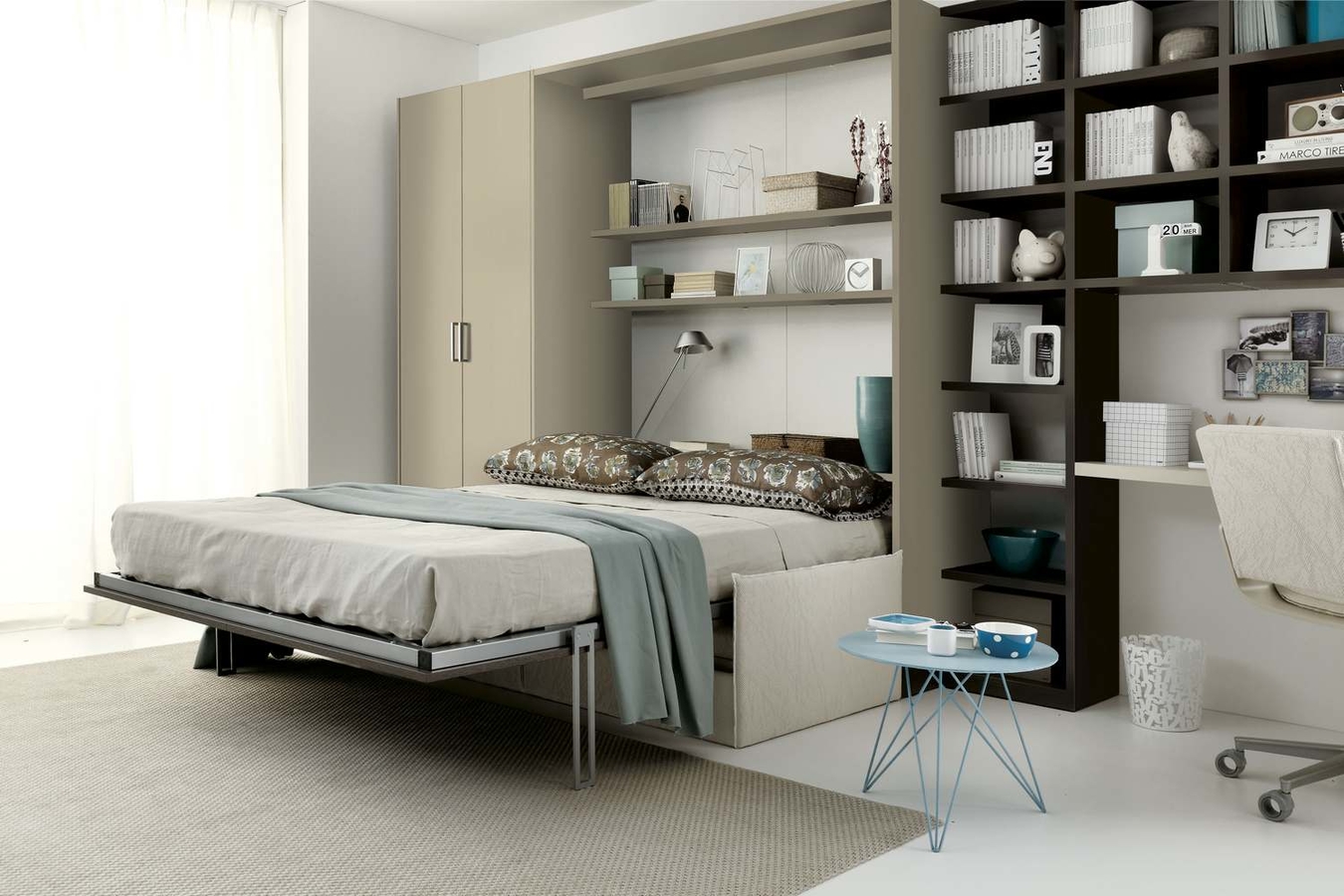 Milano smart living wall bed store