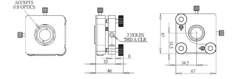 14MOM - 5-Axis Optics Mount - SK-Advanced