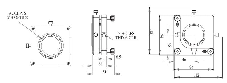 14MOM - 5-Axis Optics Mount - SK-Advanced