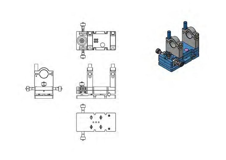 14VCM-38 - Large Cylindrical Object Holder for Φ 38mm - SK-Advanced