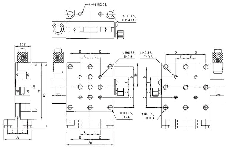 16VTS-3 - Vertical Translation Stage - SK-Advanced